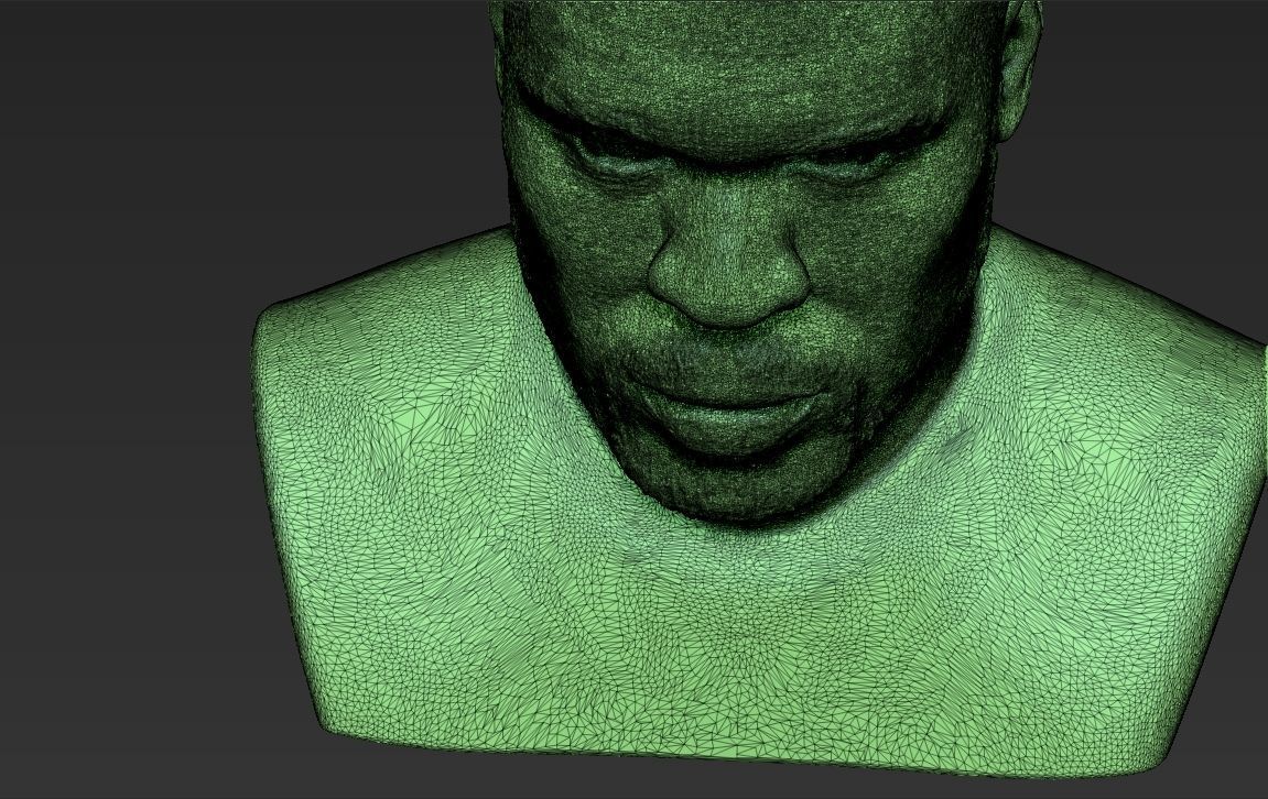 50 Cent bust 3D printing ready stl obj formats 3D model 3D printable ...