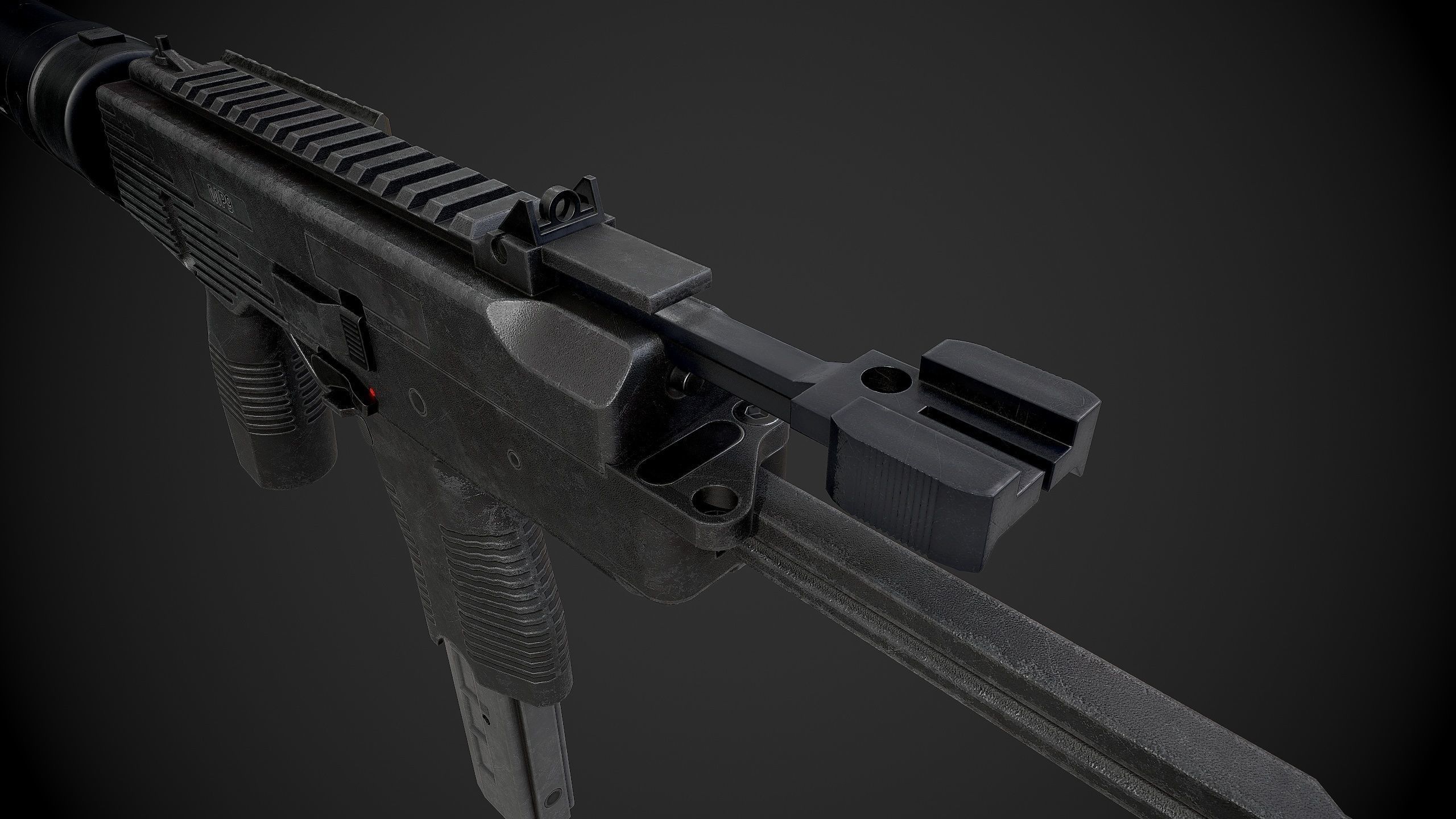 3D model MP9 Submachine Gun VR / AR / low-poly | CGTrader