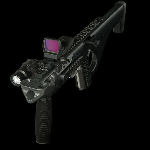 1911 pistol conversion kit 3D model | CGTrader