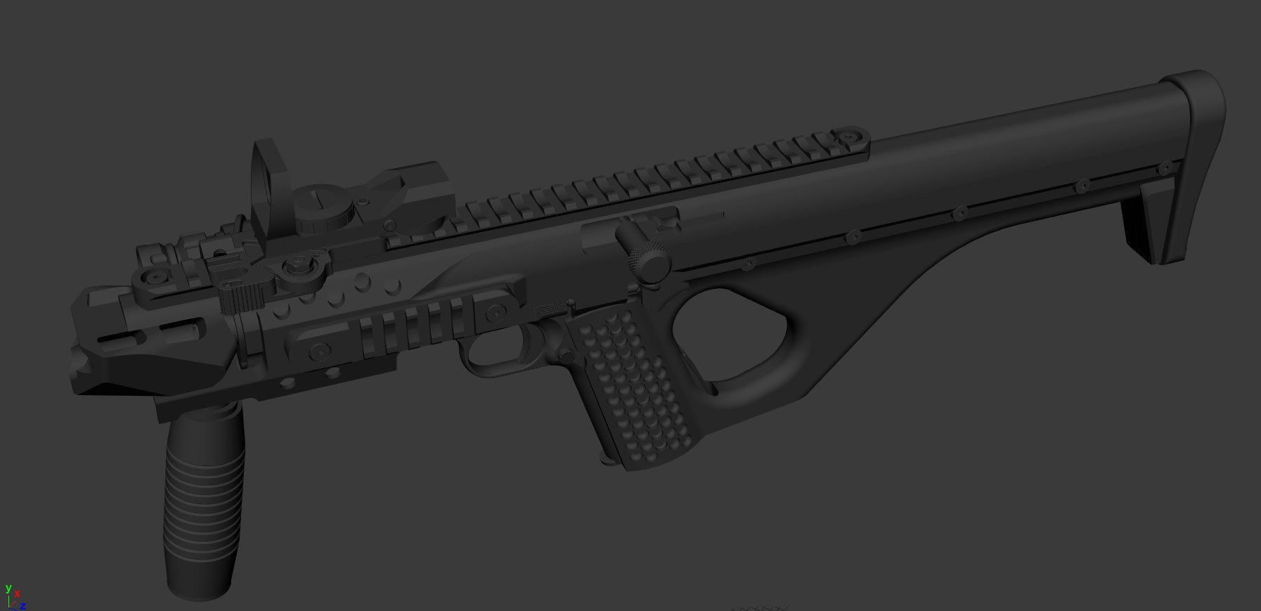 1911 pistol conversion kit 3D model | CGTrader