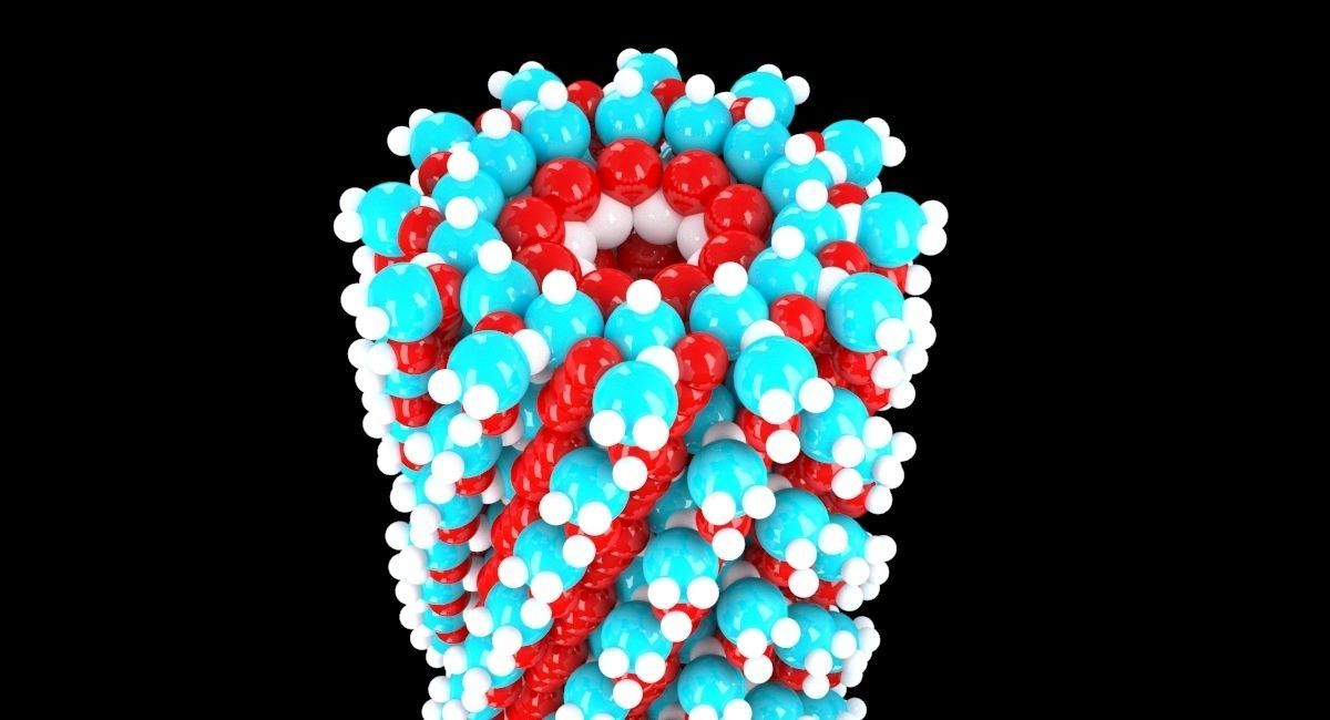 Molecular system modeling 3D model animated | CGTrader