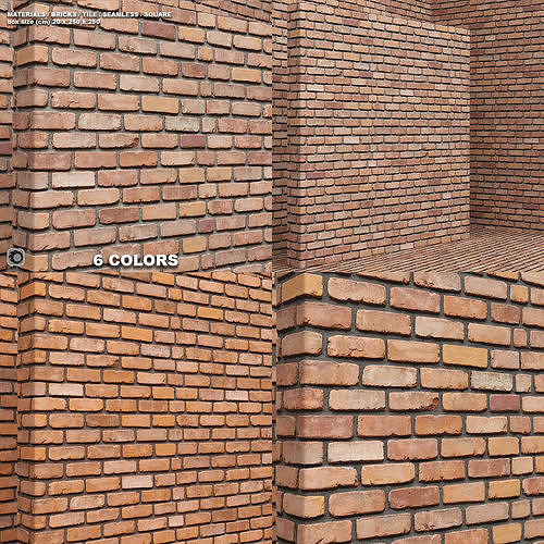 Material seamless - brick tile Texture | CGTrader