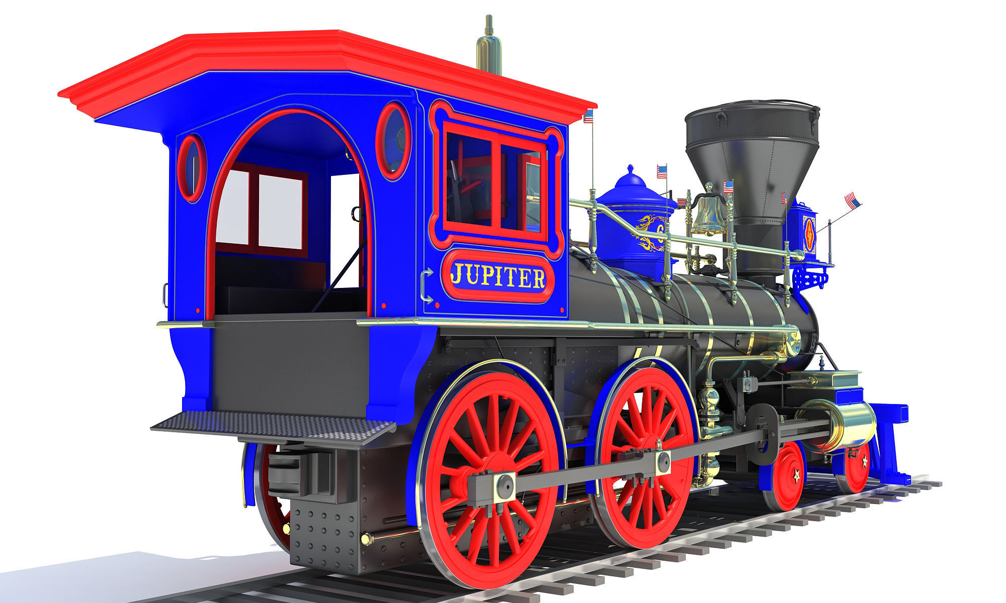Jupiter Locomotive 3D model | CGTrader