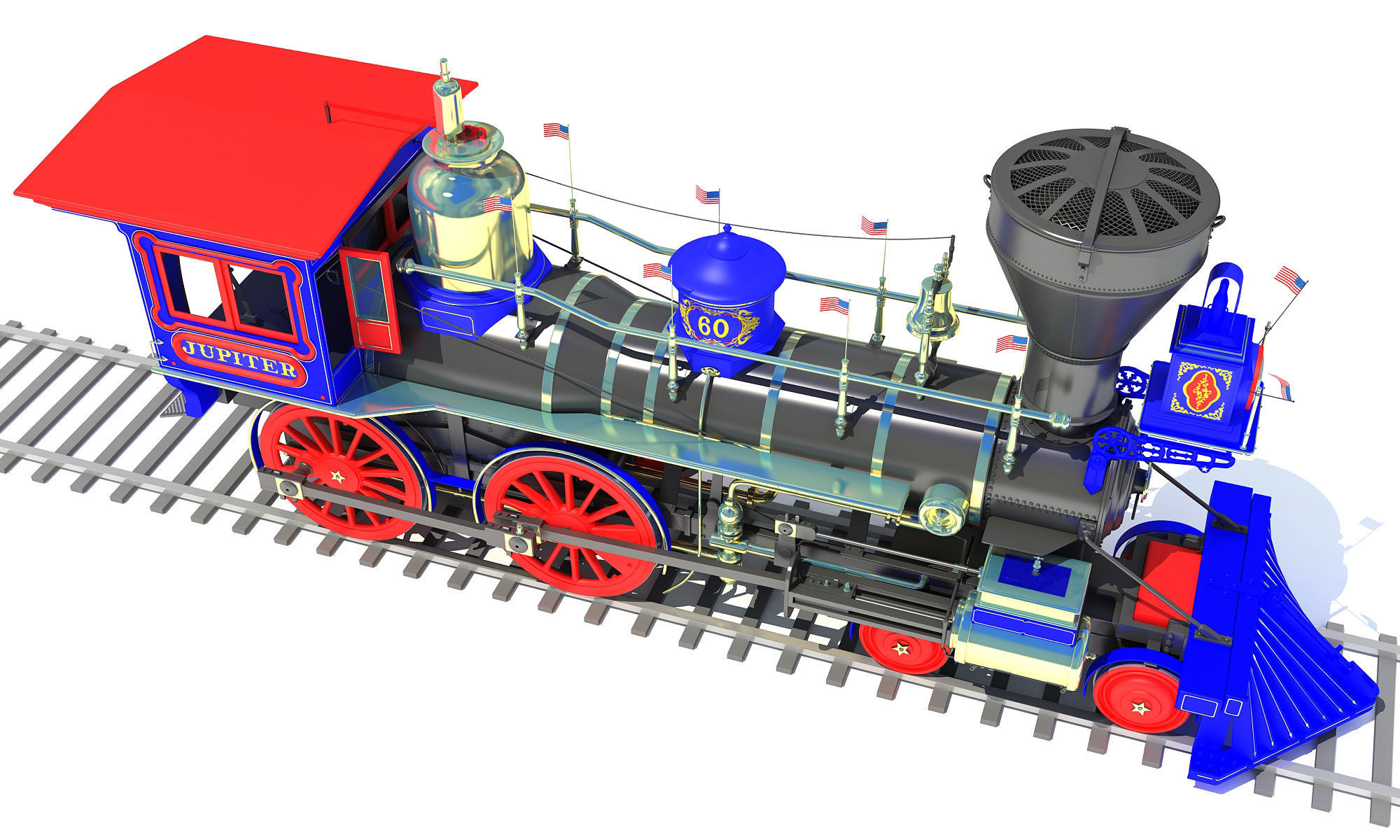 Jupiter Locomotive 3D model | CGTrader