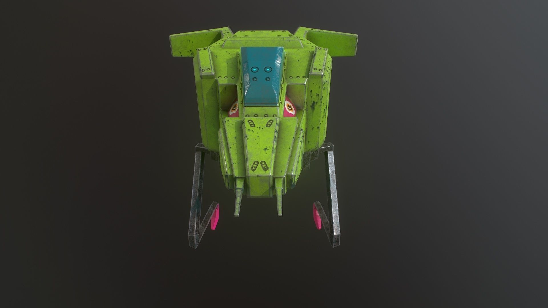 3D model Low poly funny bird robot model VR / AR / low-poly | CGTrader