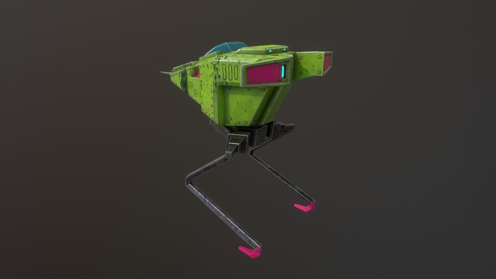 3D model Low poly funny bird robot model VR / AR / low-poly | CGTrader