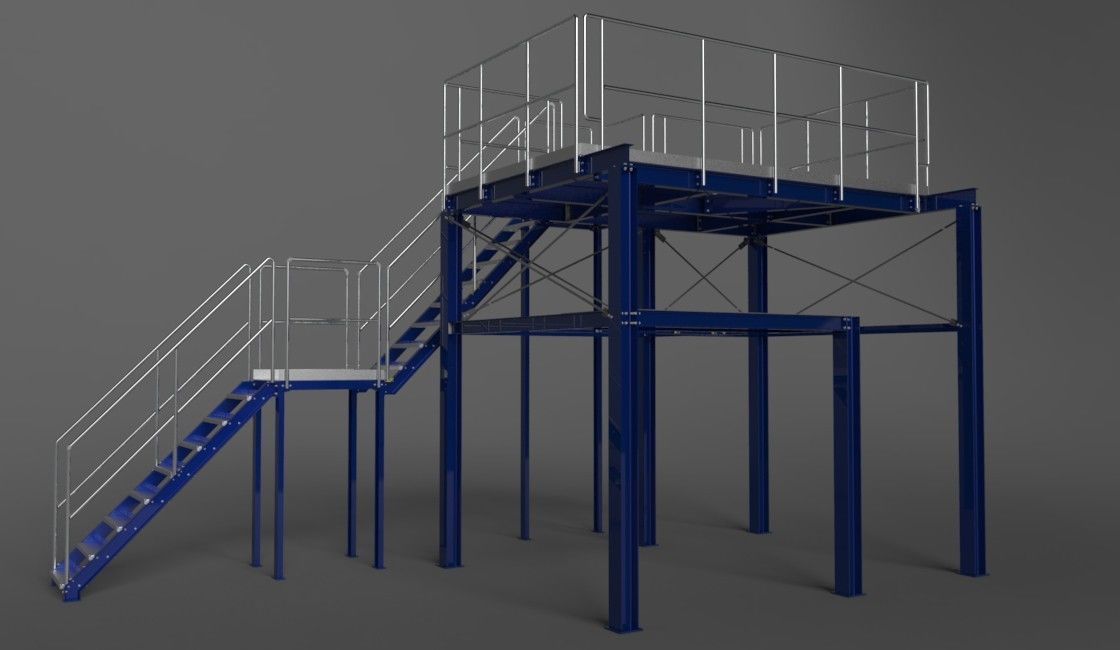 Platform 3D model | CGTrader