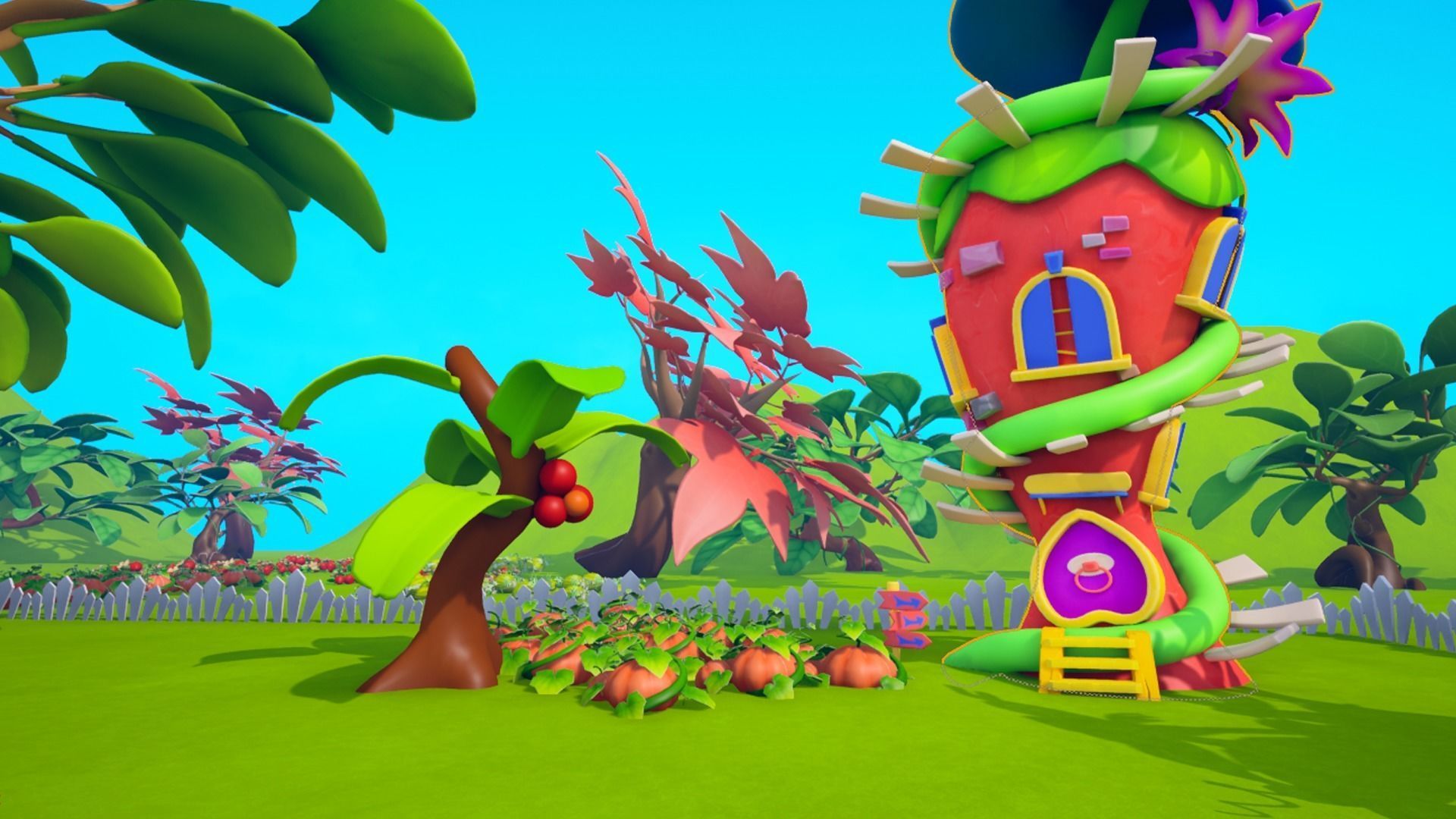 Asset - Cartoons - Background 03 - Hight Poly 3D Model Collection ...