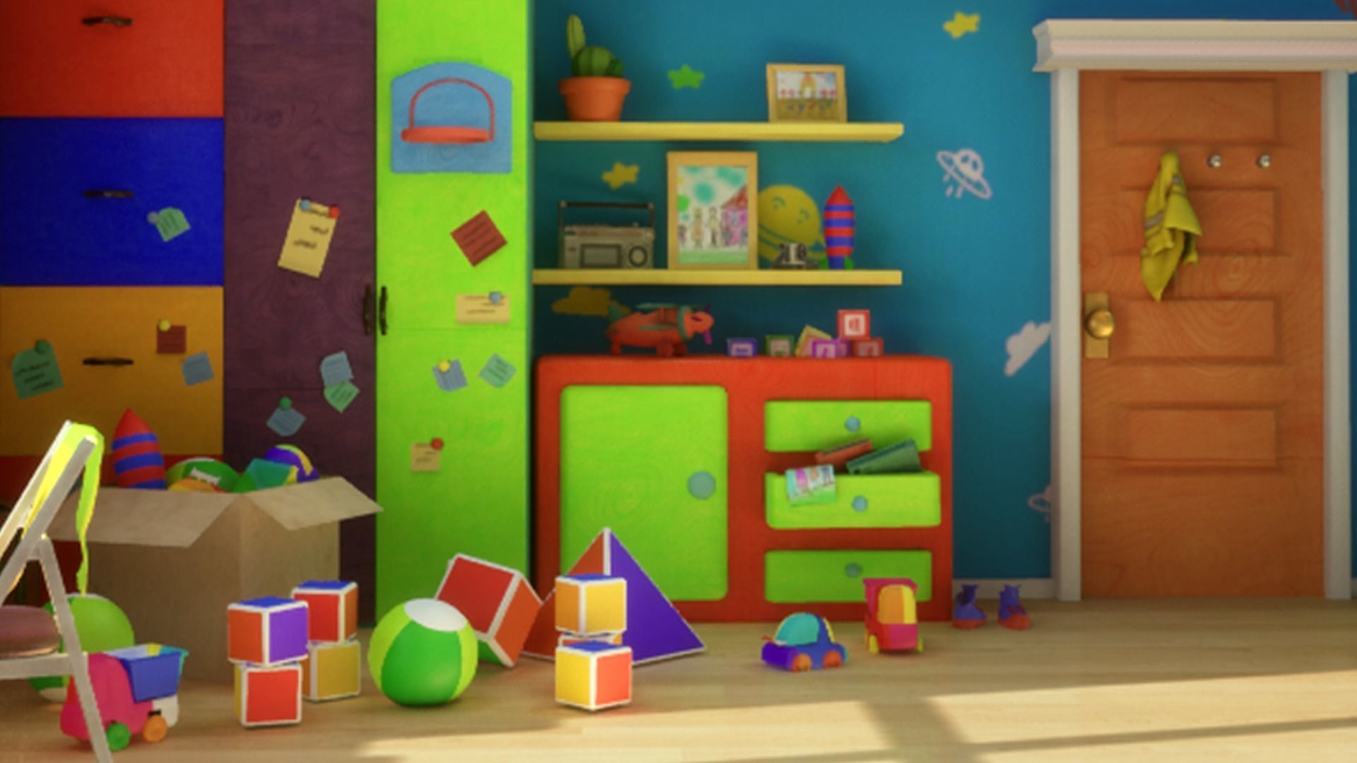 Asset - Cartoons - Background 03 - Hight Poly 3D Model Collection ...