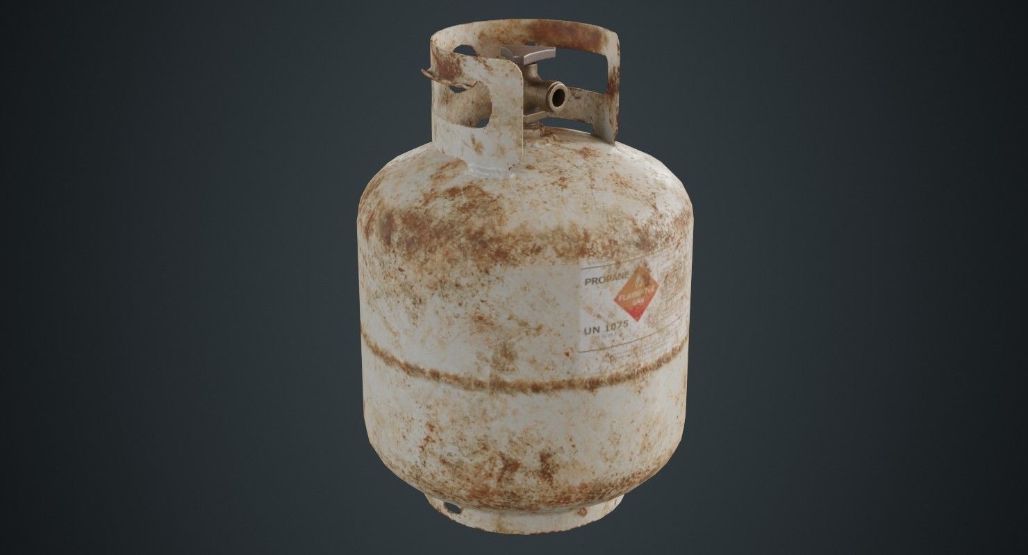 3D model Propane Tank 1B VR / AR / low-poly | CGTrader