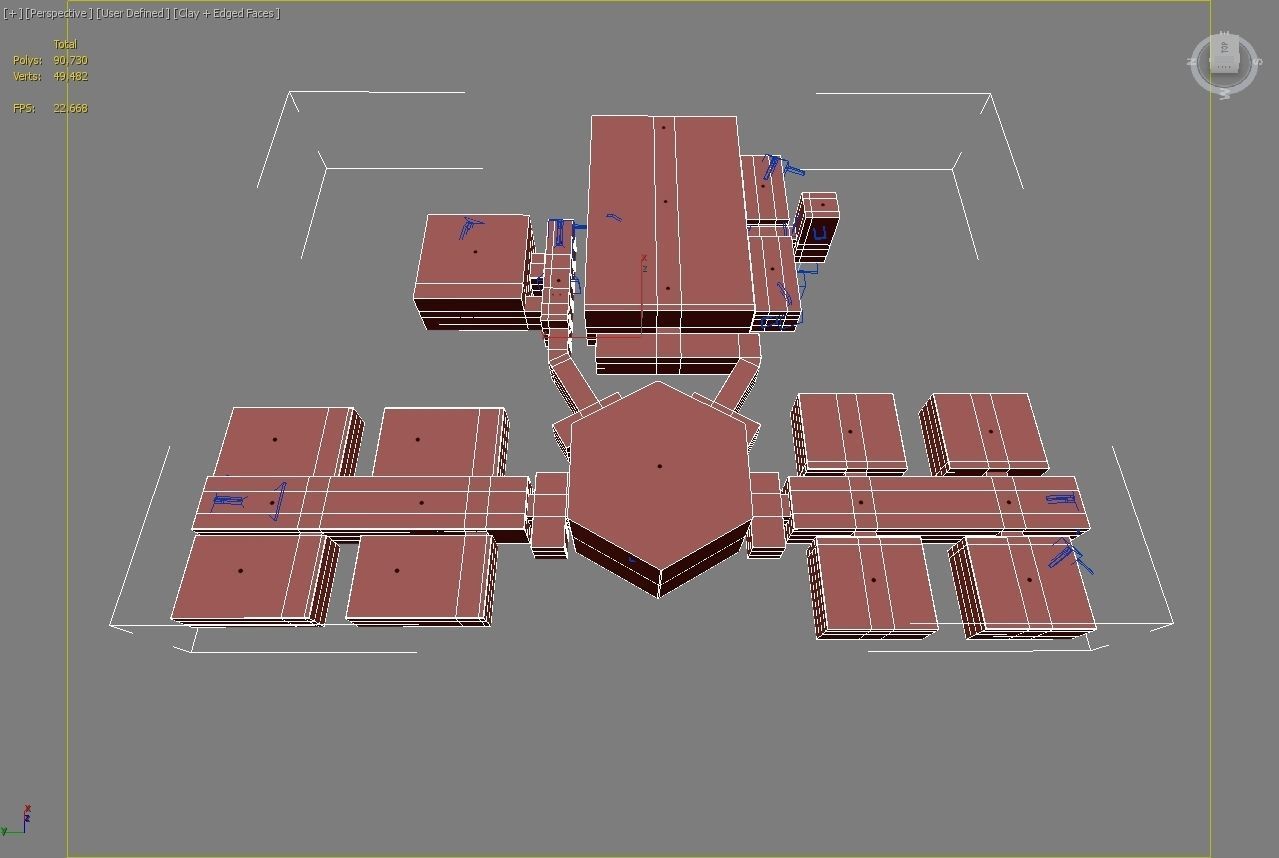 Game Level - Hotel 3D model | CGTrader