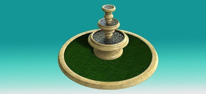 Fountain free 3D model | CGTrader