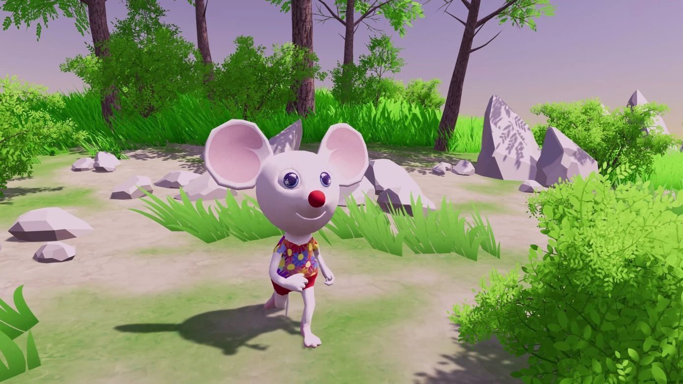 3D model Disco Mouse VR / AR / low-poly | CGTrader