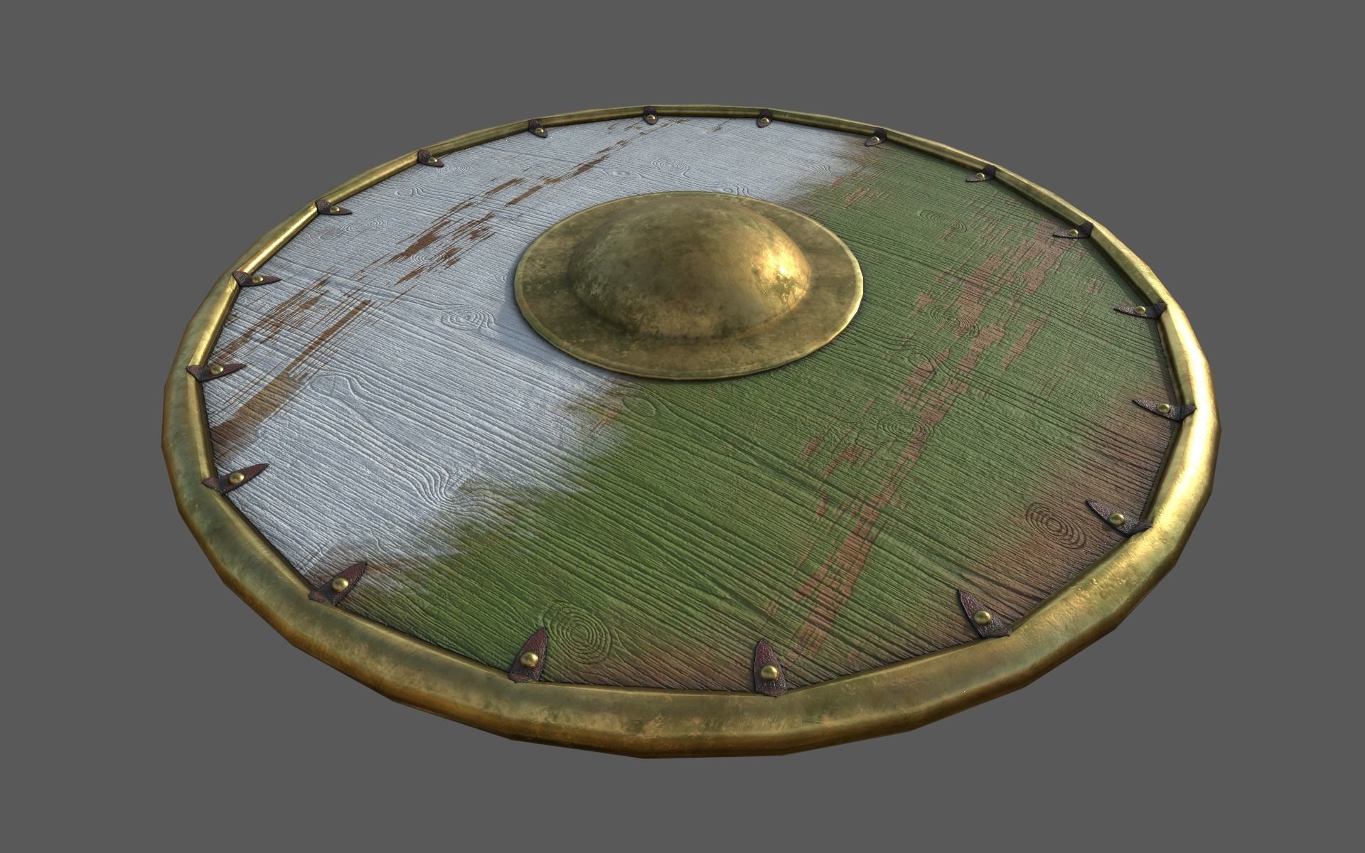 3D model Round shields PBR pack VR / AR / low-poly | CGTrader