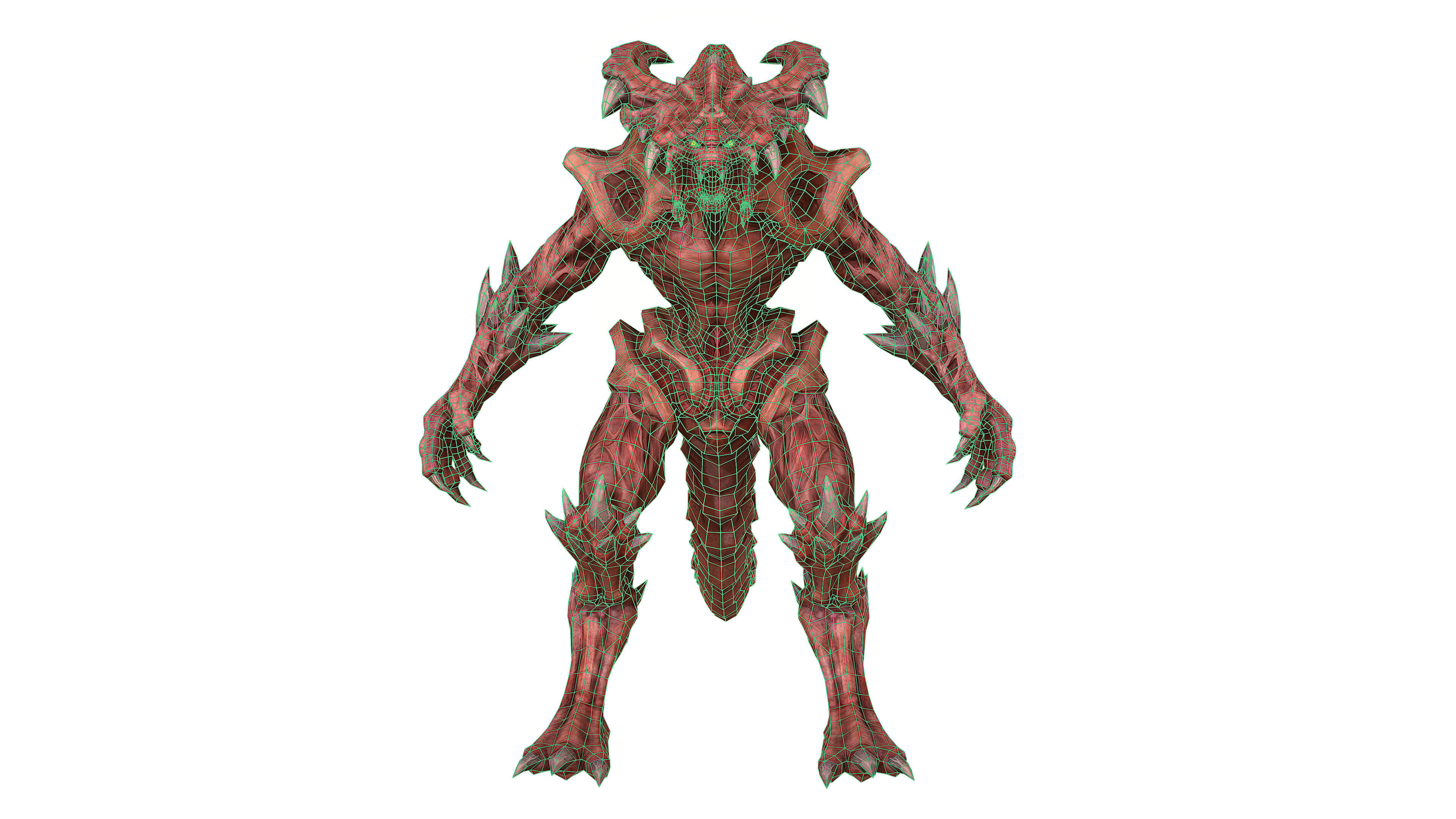 3D model Tyrant boss VR / AR / low-poly | CGTrader