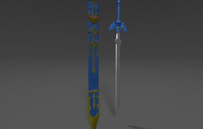 3D model Master Sword of The Legend of Zelda VR / AR / low-poly | CGTrader