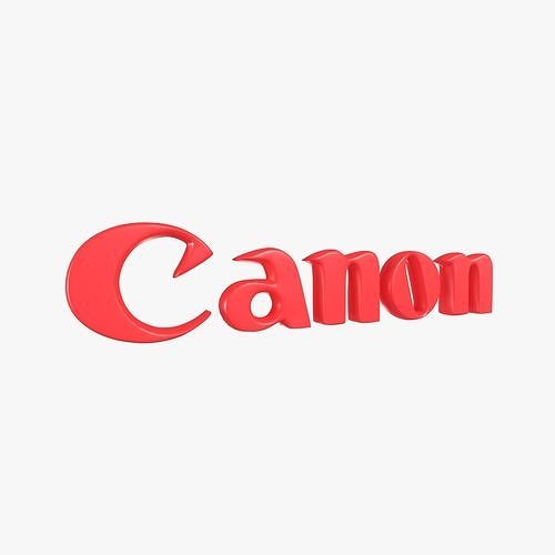 Canon Logo 01 free VR / AR / low-poly 3D model | CGTrader