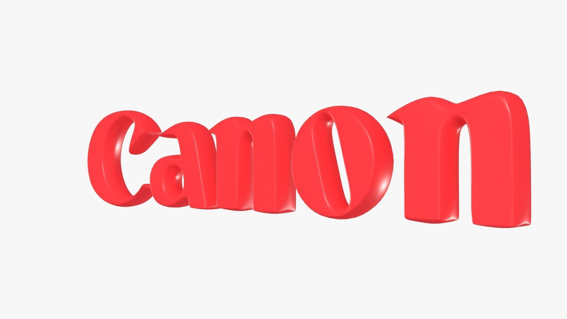 Canon Logo 01 free VR / AR / low-poly 3D model | CGTrader