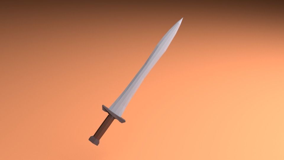 Iron Sword 3D asset | CGTrader