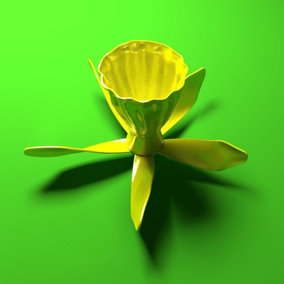 DAFFODIL 3D model 3D printable | CGTrader