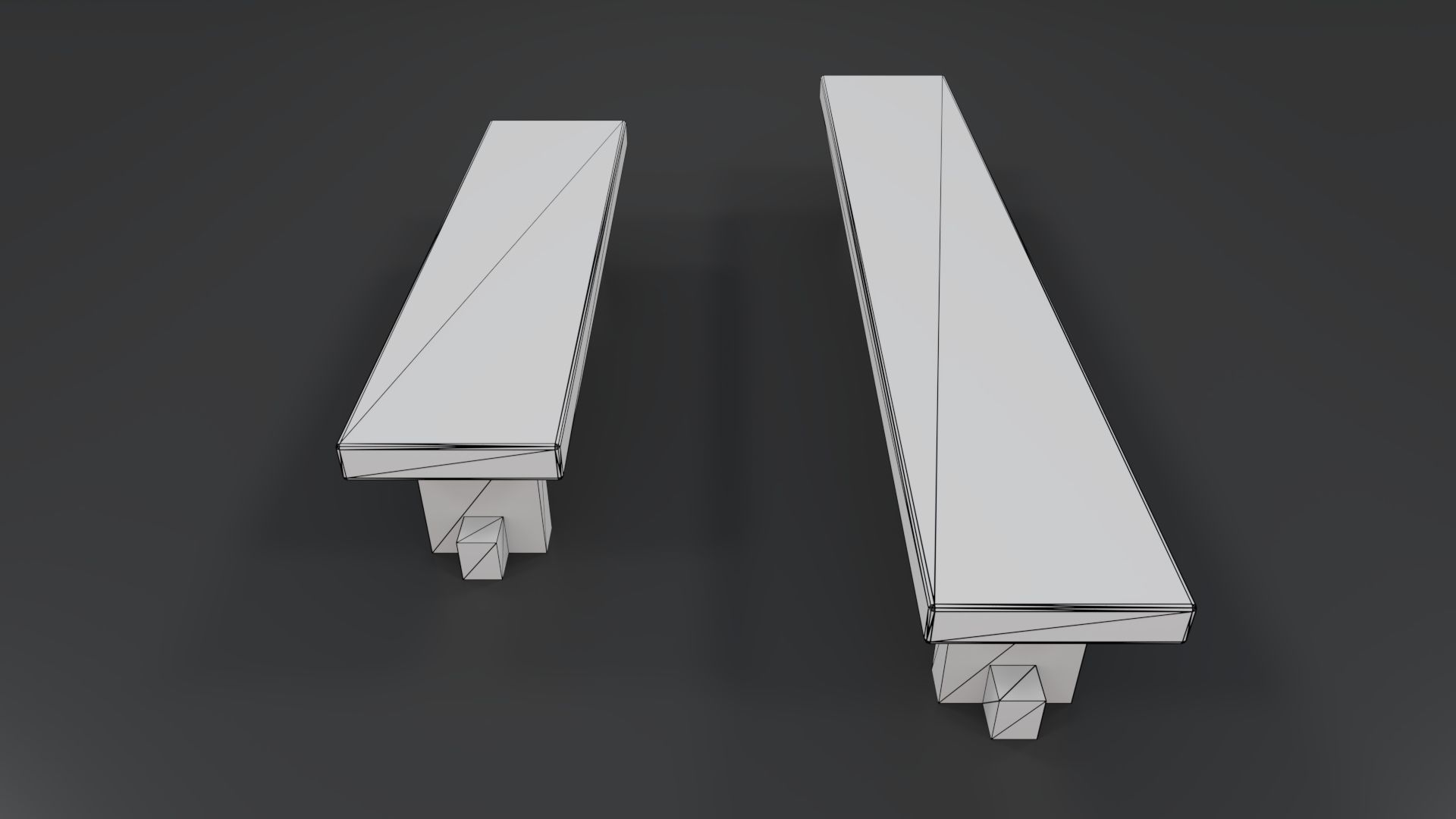 3D model Medieval Benches PBR VR / AR / low-poly | CGTrader