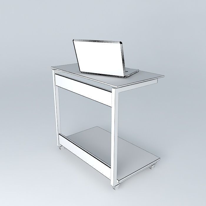 computer table free 3D model | CGTrader