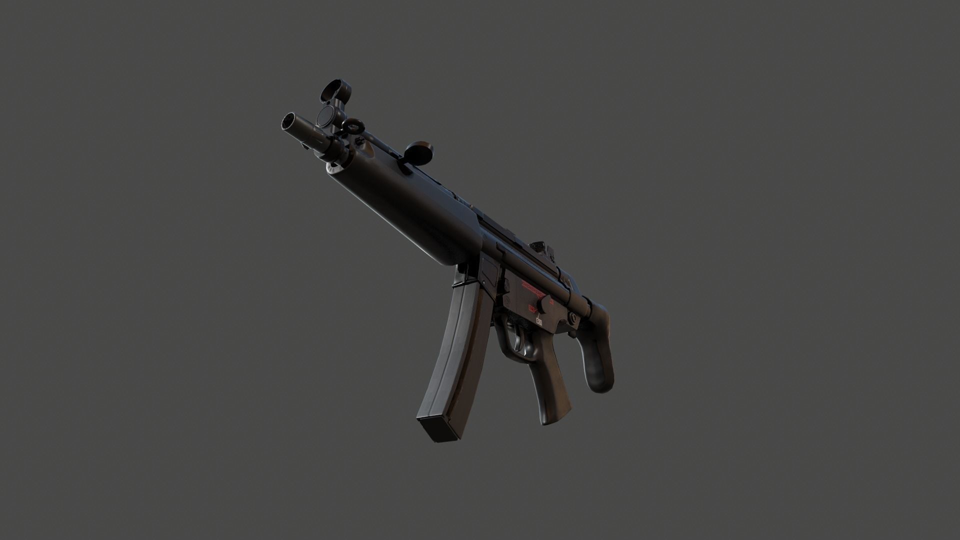 3D model MP5A3 gun VR / AR / low-poly | CGTrader