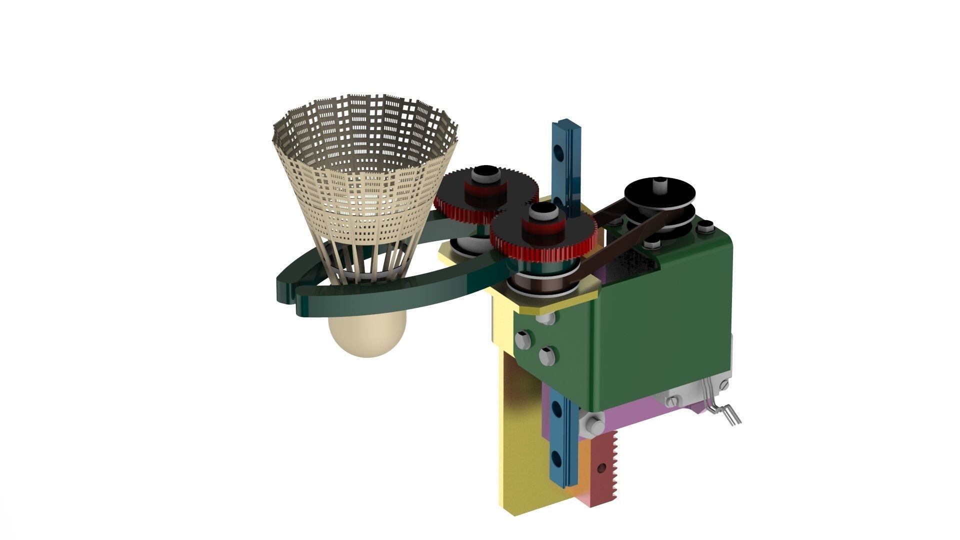 Automatic Shuttle feeder 3D model | CGTrader