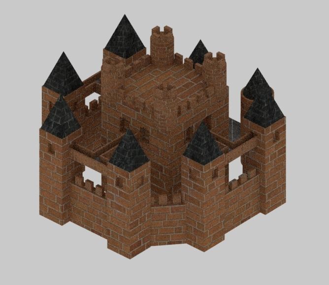 Blender 3D model Castle free 3D model | CGTrader