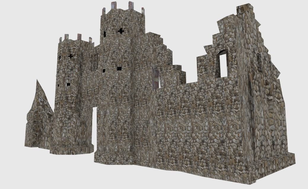 Blender 3D Castle Ruins free 3D model | CGTrader