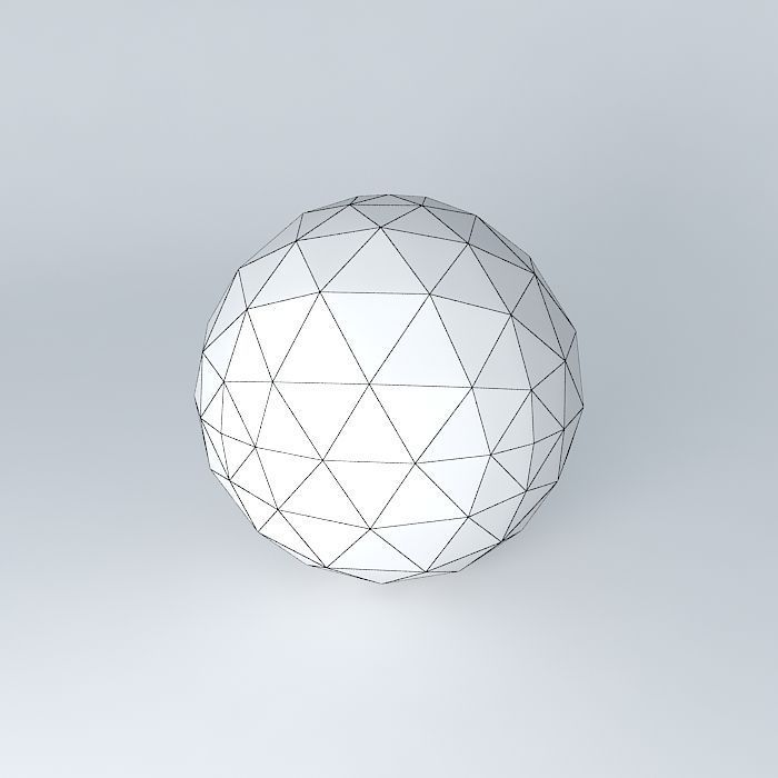 Geodesic dome free 3D model | CGTrader