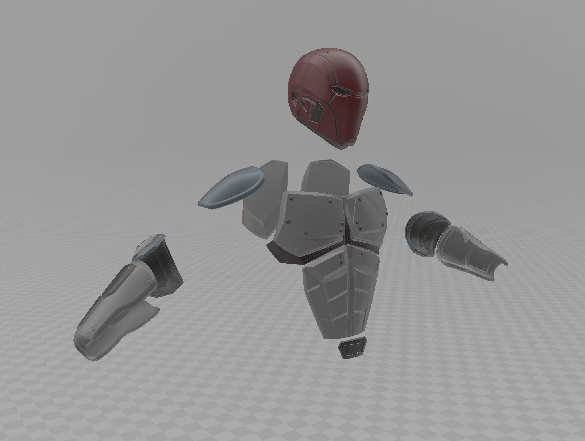 Batman Red Hood IJ2 Armor INJUSTICE 2 3D model 3D printable | CGTrader