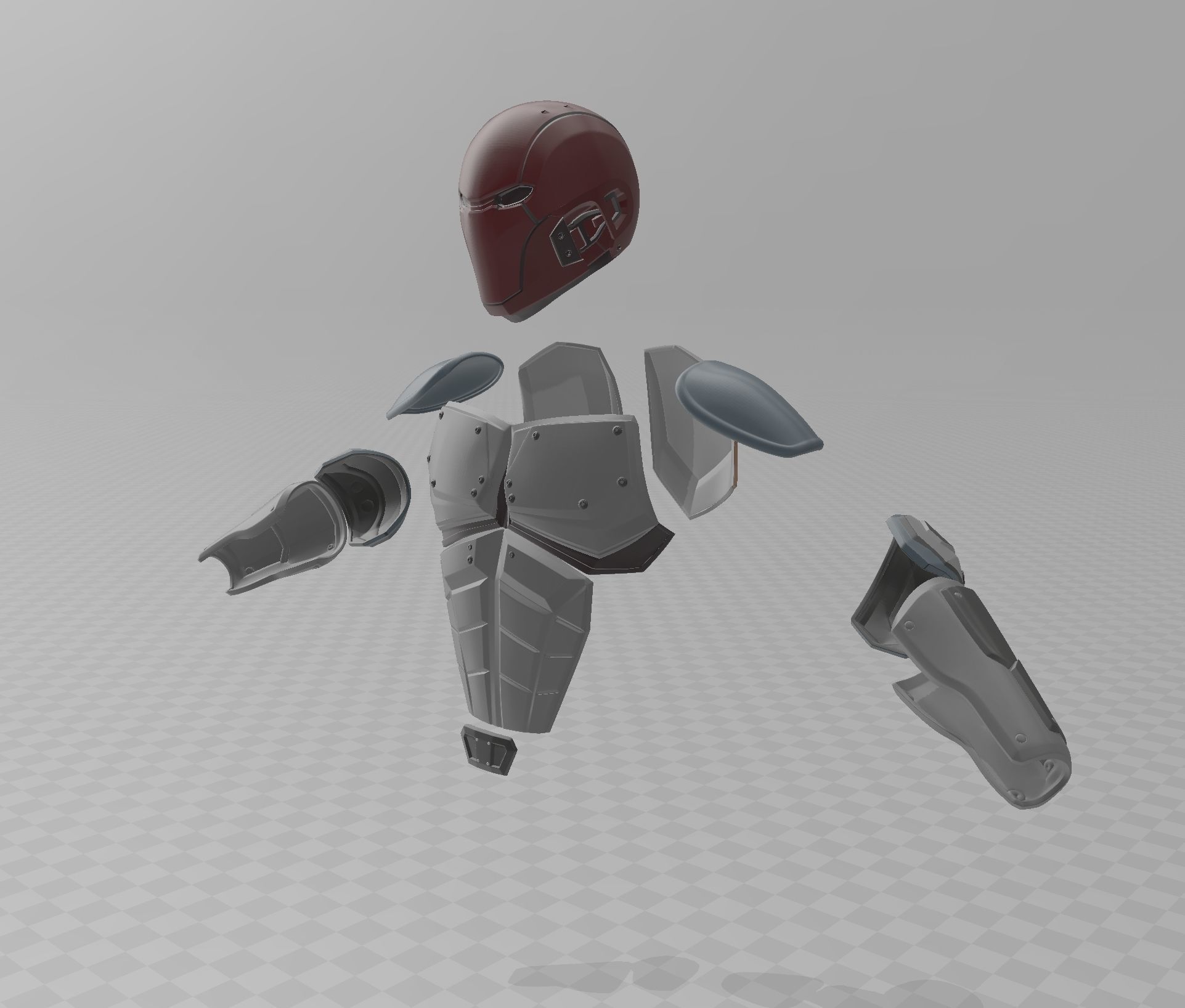 Batman Red Hood IJ2 Armor INJUSTICE 2 3D model 3D printable | CGTrader