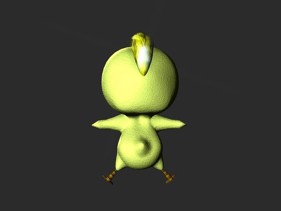 3D model Chickeen puppet VR / AR / low-poly rigged | CGTrader