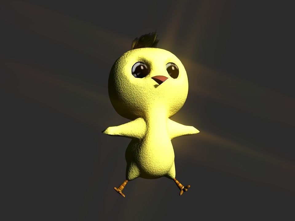 3D model Chickeen puppet VR / AR / low-poly rigged | CGTrader