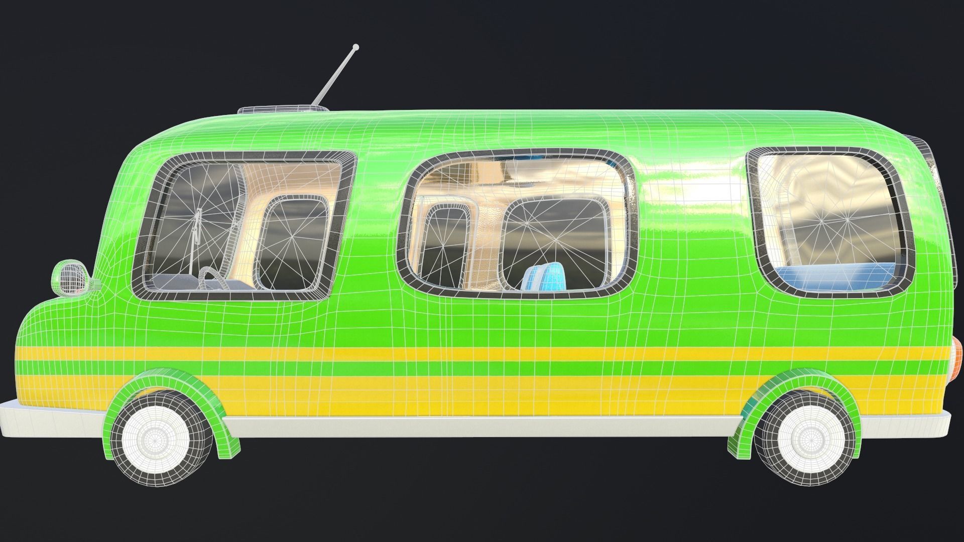 Asset - Cartoons - Bus - 02 - 3D Model 3D model 3D model | CGTrader