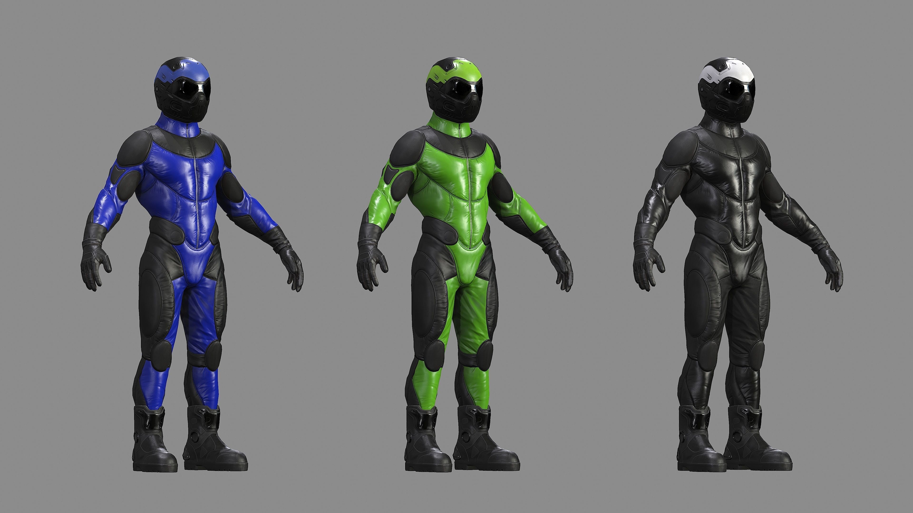 3D model Es Suit R-20 VR / AR / low-poly | CGTrader