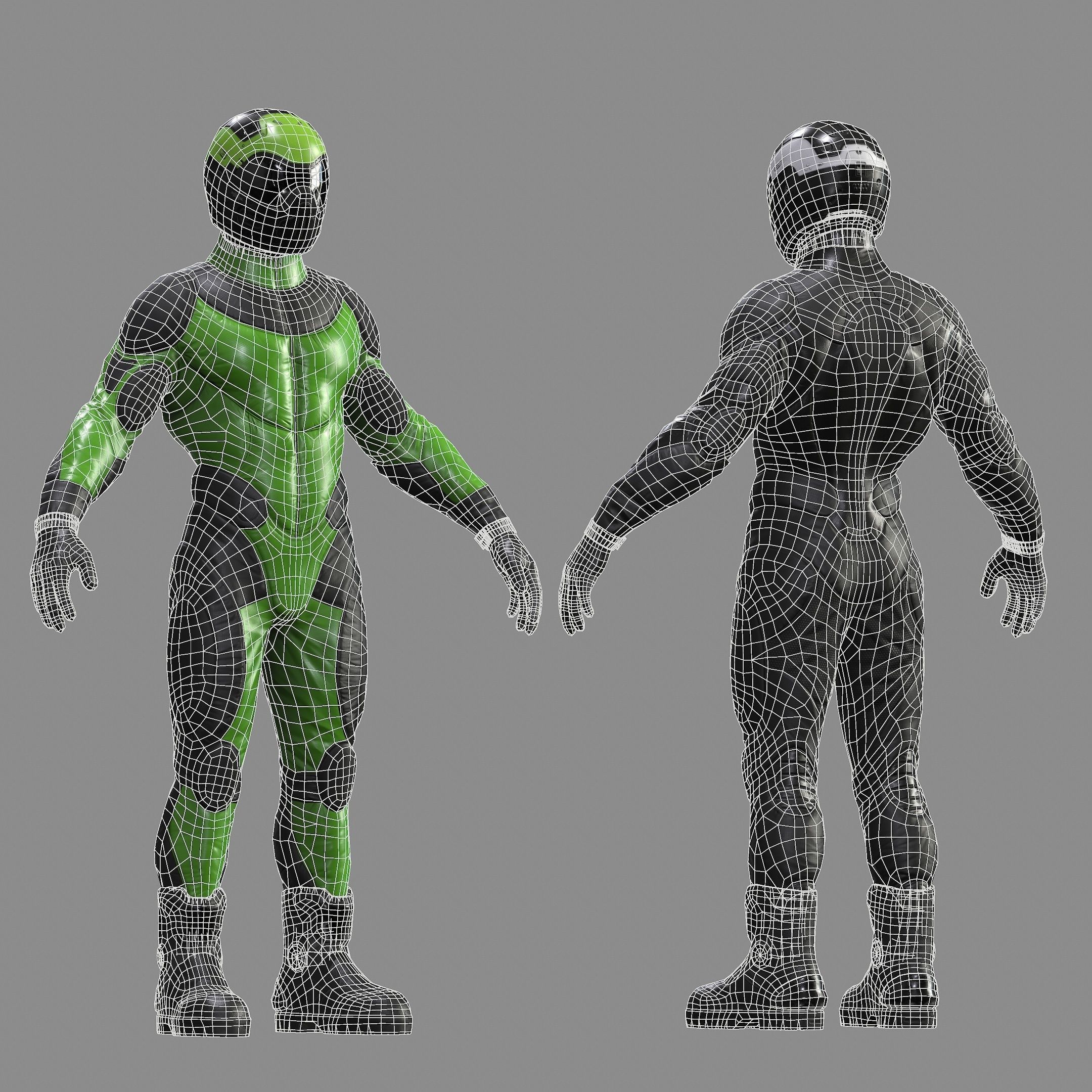 3D model Es Suit R-20 VR / AR / low-poly | CGTrader