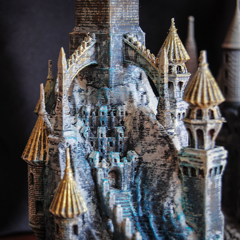 THE GOLDEN TOWERS 3D model 3D printable | CGTrader
