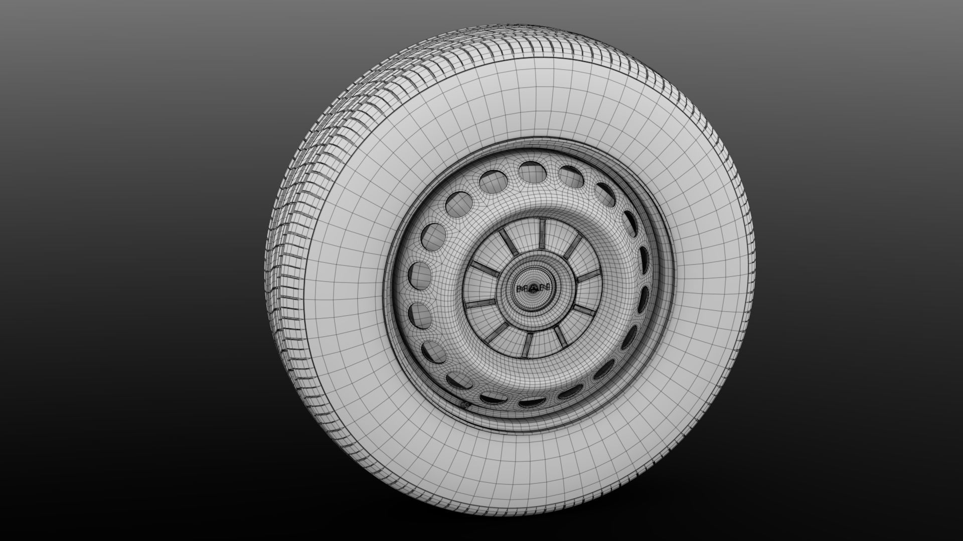 MAN TGE Chassi wheel 2018 3D model | CGTrader