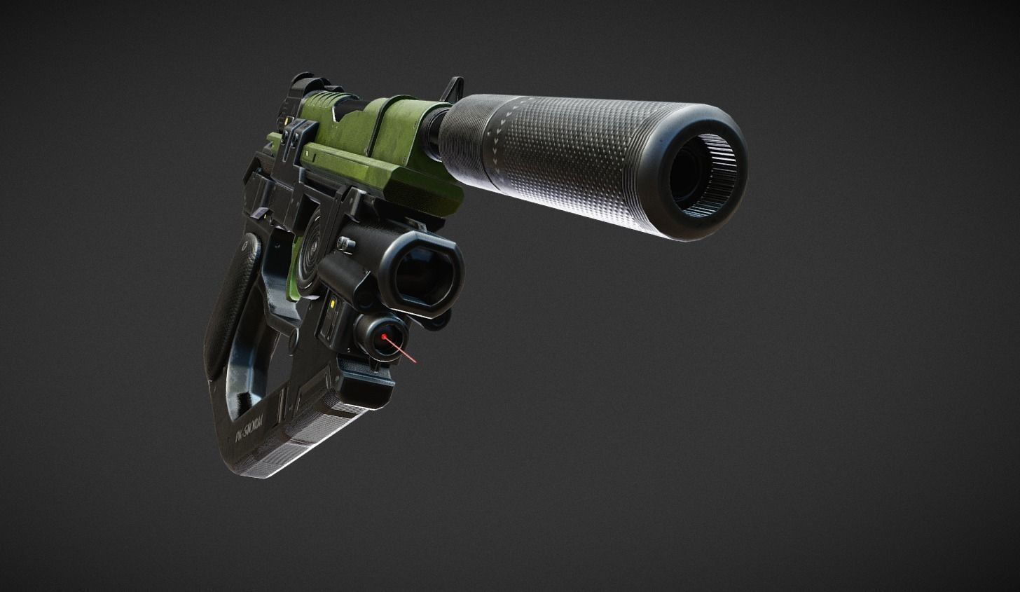 3D model Advanced Pistol VR / AR / low-poly | CGTrader