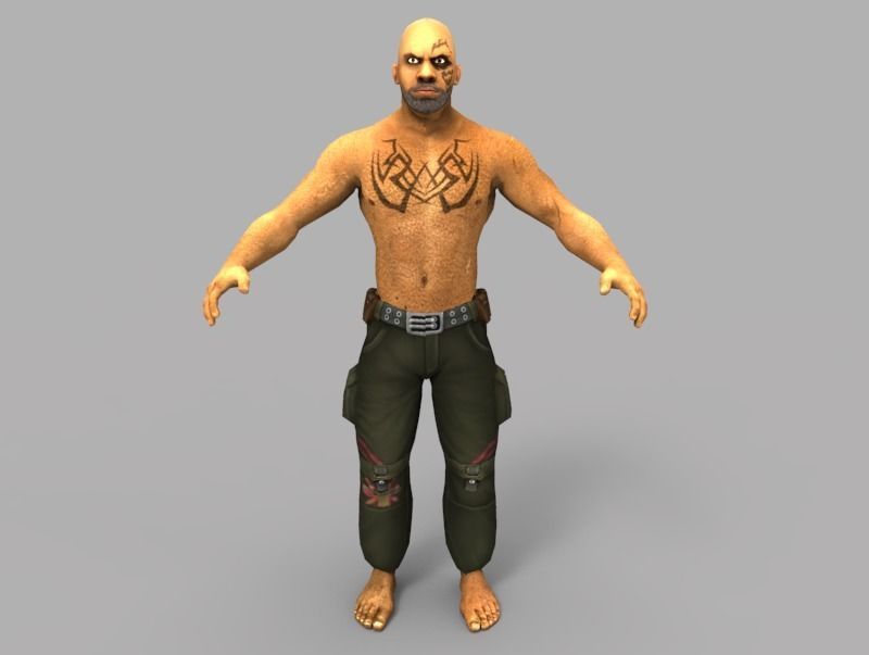 3D model 5 Wrestling Characters Pack VR / AR / low-poly | CGTrader