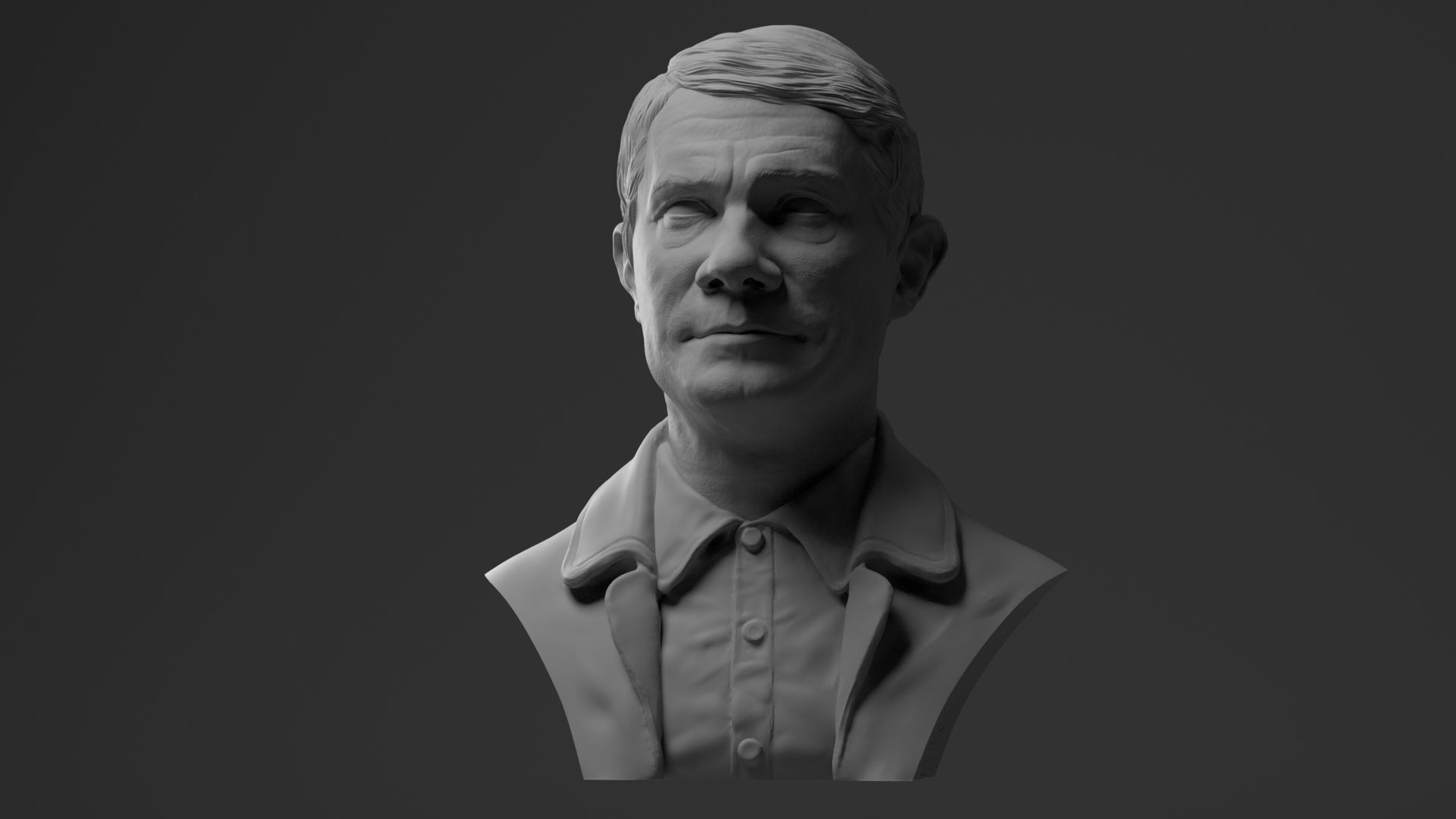 Martin Freeman John Watson - from Sherlock 3D model 3D printable | CGTrader