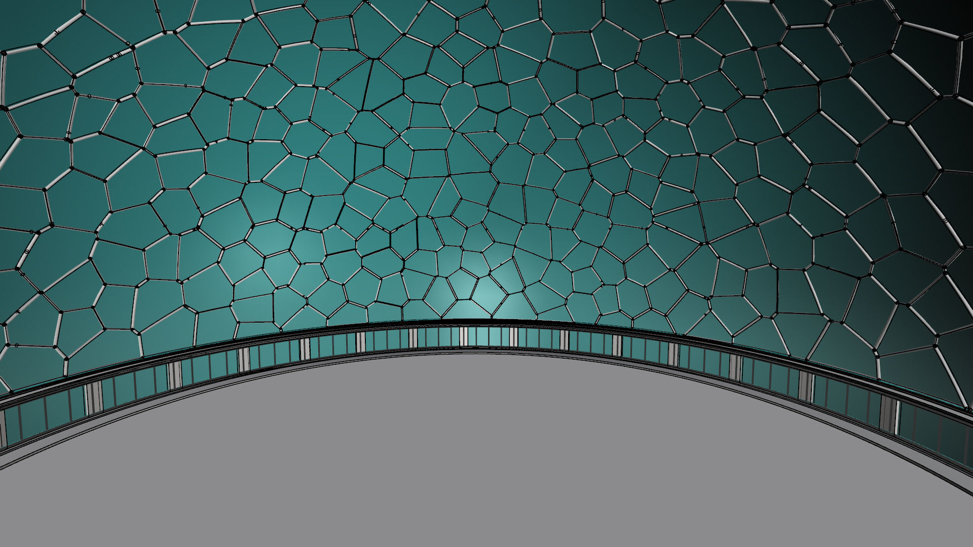 Voronoi building exterior structure and base 3D model | CGTrader