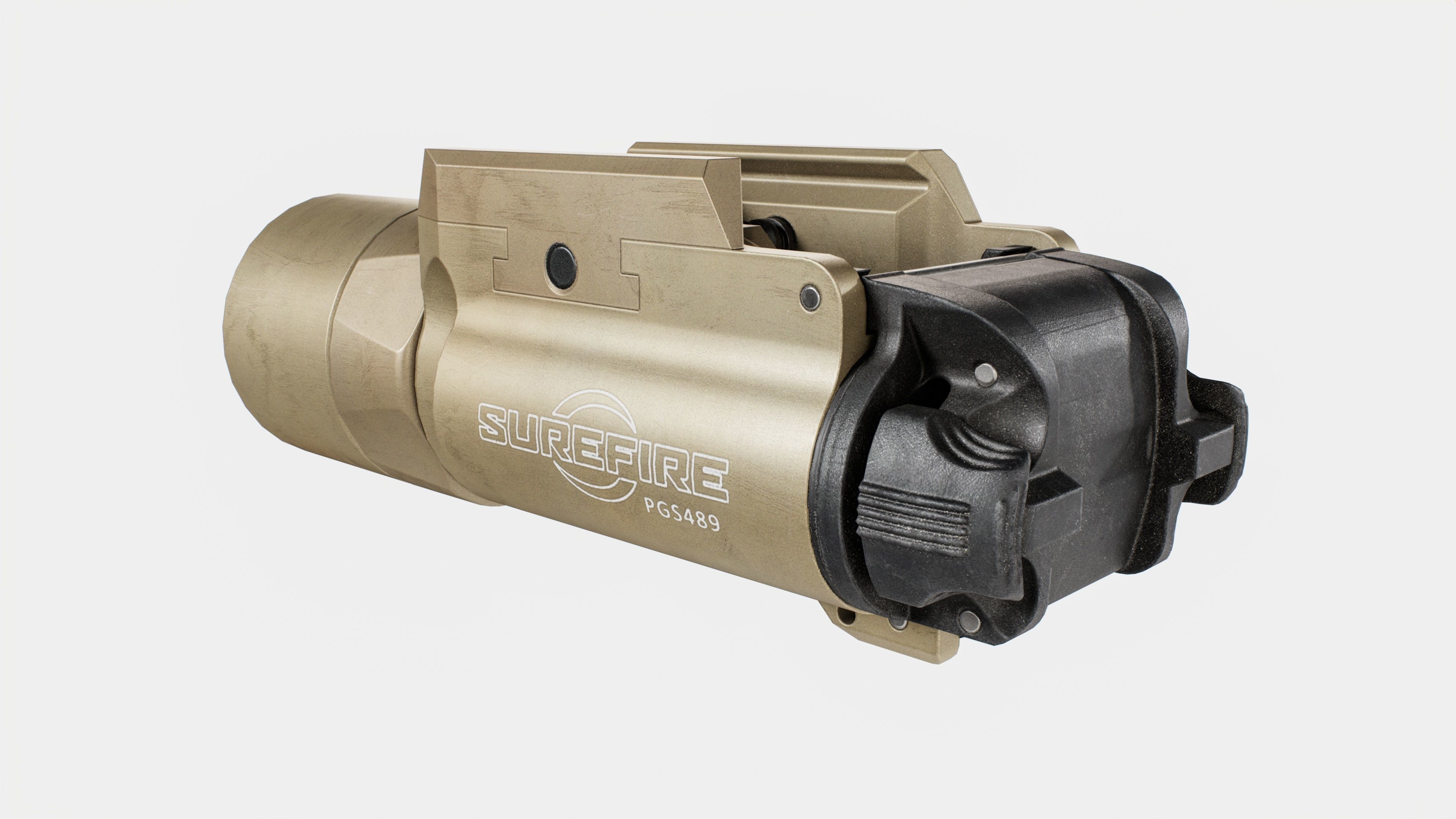 3D model Surefire X300U-B Weapon Mounted Light VR / AR / low-poly ...