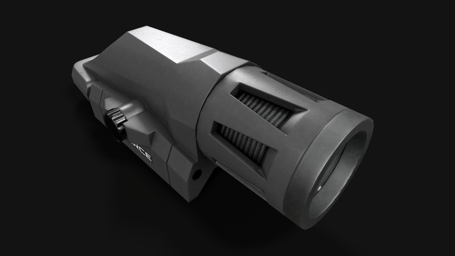 3D model Inforce WML Rifle Weapon Mounted Light VR / AR / low-poly ...