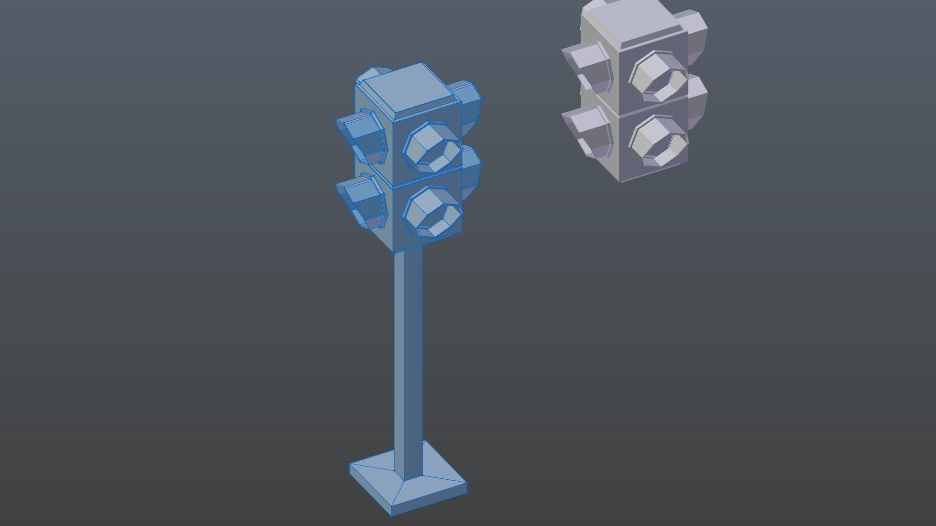 3D model Low poly traffic lights 2 VR / AR / low-poly | CGTrader