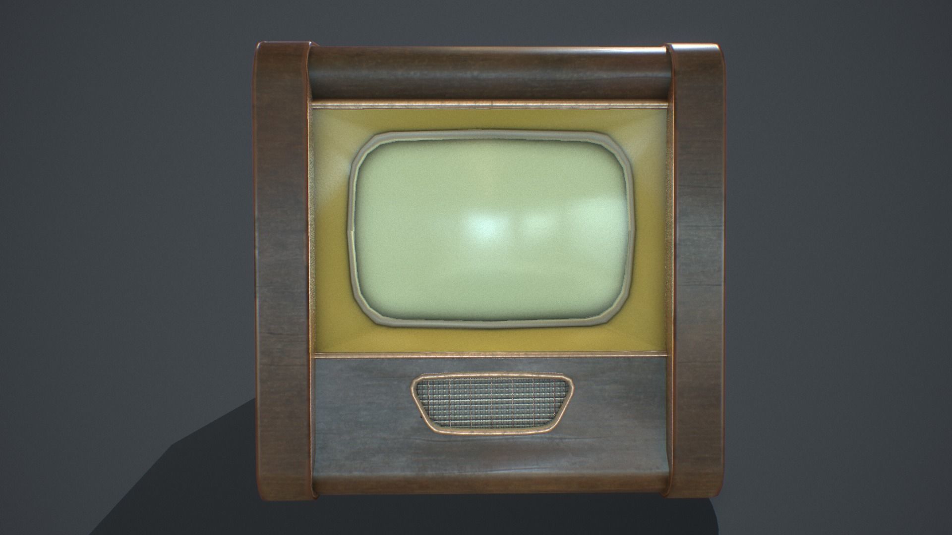 3D model Old TV PBR VR / AR / low-poly | CGTrader