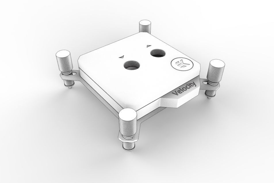 EK Velocity CPU Waterblock 3D model | CGTrader
