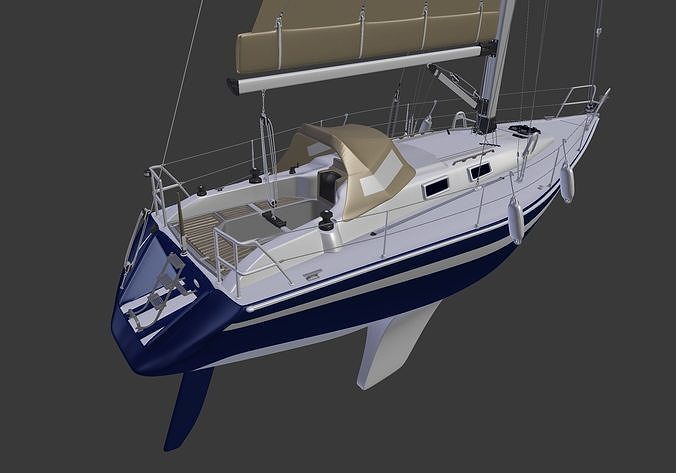Detailed Sailing Ship 3D model | CGTrader